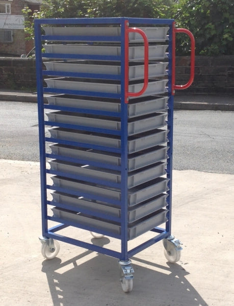 EC01 - Euro Container Trolley 1375 mm High– Breg Products Ltd